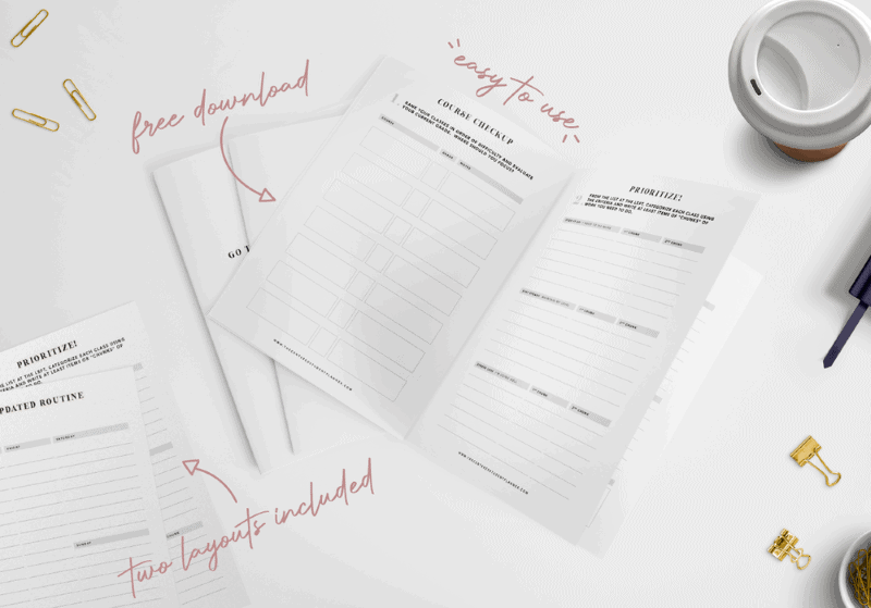 17 FREE College Printables Organized Students Swear By